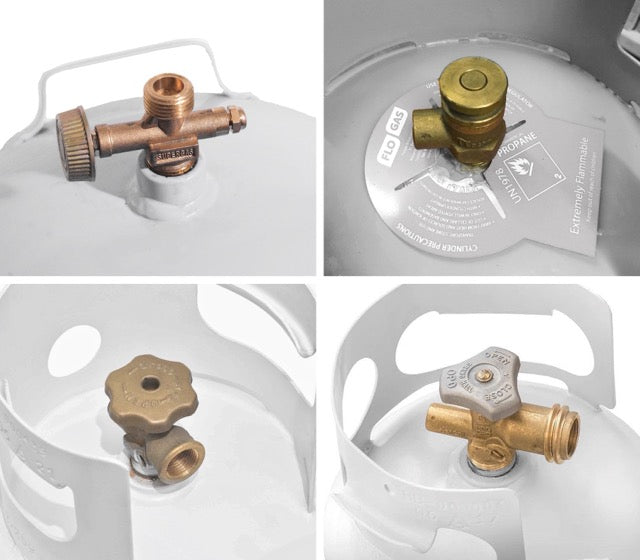 Propane Tank Valve Compatibility And Adapters – Zutto Fire